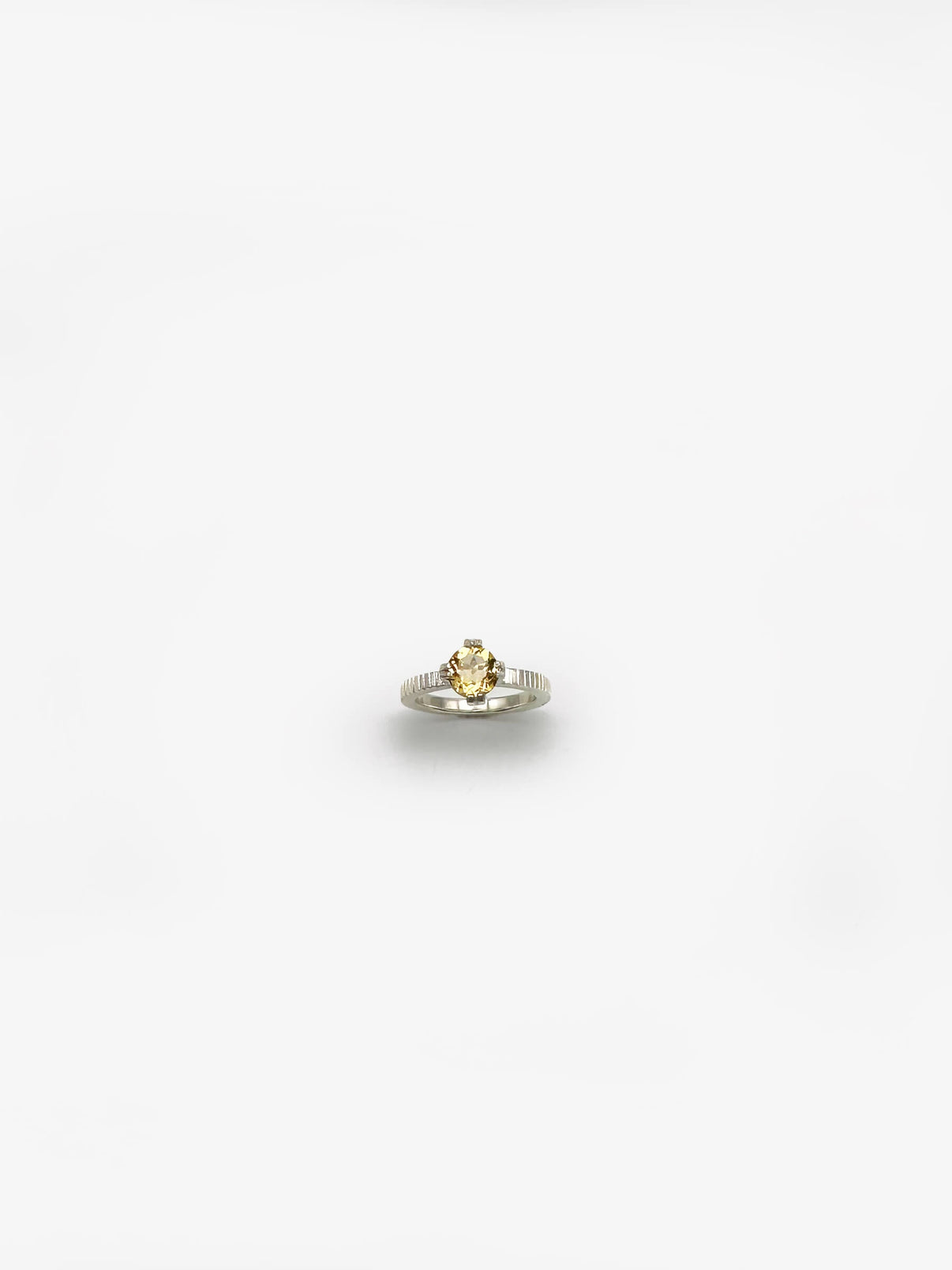 Citrine Ring created by John Z Robinson – Gallery 33 New Zealand