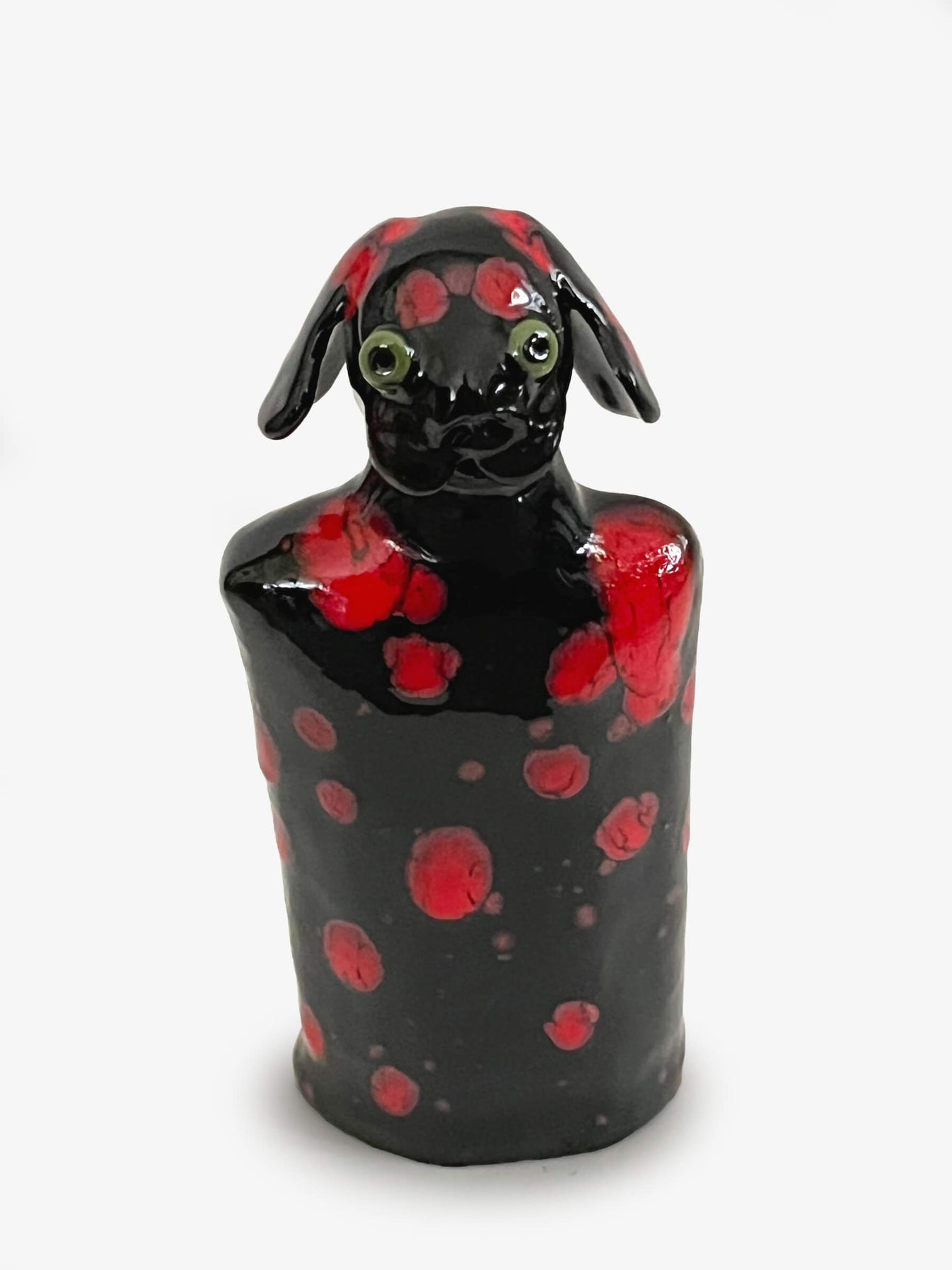 Little Black and Red Crystal Dog created by Mark Rayner – Gallery 33 ...
